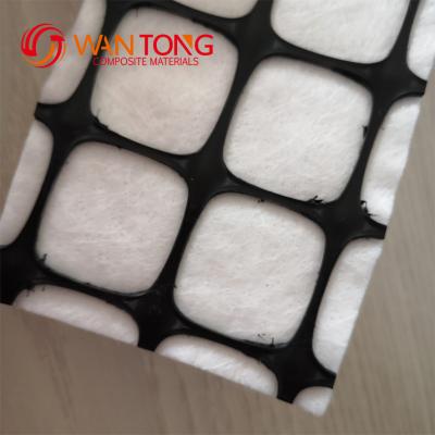 Cina Armatura stradale Non tessuto Geotessile per animali da compagnia Composito PP Plastico 25kn Geogridia biassiale in vendita