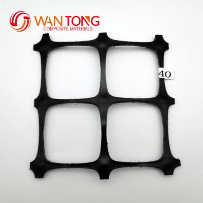 Cina Resistenza alla trazione 40/40kn Polipropilene Geogrid Plastica Biassiale PP Geogrid per ispezione in loco in vendita