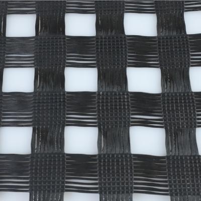China ISO-standaard Geocomposite Geogrid van glasvezel voor asfaltlaagversterking 50/50kn Te koop