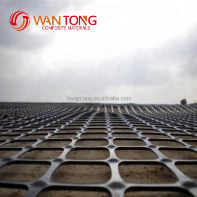 Cina 1-6m Larghezza 30kn Plastica PP Biassiale Geogrid Geotextile composito per la costruzione stradale in vendita