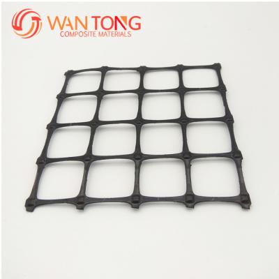 Cina Larghezza 1-6m Nero Non tessuto Pet Geotextile Composito PP Plastica 25kn Biassiale Geogrid per rinforzo stradale Vendere in vendita