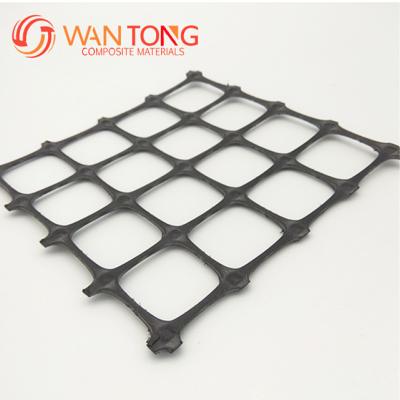 Cina Larghezza 1-6m Nero Non tessuto Pet Geotextile Composito PP Plastica 25kn Biassiale Geogrid per rinforzo stradale Vendere in vendita