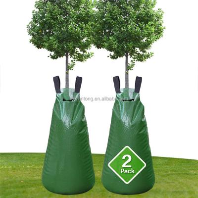 中国 75L 容量 自動滴滴灌水制御と灌水を伴う木の灌木袋 販売のため