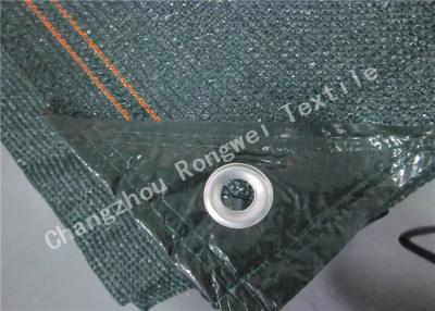Cina Schermo tessuto del reticolato del recinto di segretezza del polipropilene/copertura verde scuro all'aperto dell'ombra in vendita