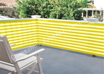 Cina Rete gialla e bianca dell'HDPE dell'OEM del balcone dell'ombra con resistente ed ecologico UV in vendita