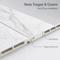 China Scratch Resistant Waterproof PVC Wall Panels Easy Clean for Bathroom Kitchen for sale