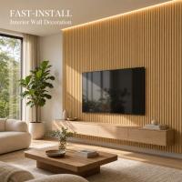 China Fast-Install Class B1 Fire Retardant WPC Wall Panel Waterproof Interior Ceiling for sale