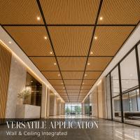 China Fast-Install Class B1 Fire Retardant WPC Wall Panel Waterproof Interior Ceiling for sale