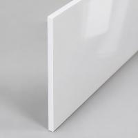China 400mm High Gloss PVC Wall Panel White Waterproof Wall Panel for sale