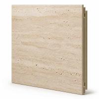 China Travertine SPC Wall Panels Beige Stone Texture Waterproof Click Lock Wall Cladding Interior for sale