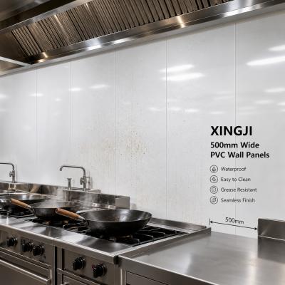 China PVC Wall Panels Damp Basement Laundry Rooms Moisture Proof Barrier Wall Cladding for sale
