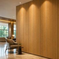 China Wood Grain PVC Wall Panel 6 Colors Waterproof Decorative Interior Wall Cladding for sale