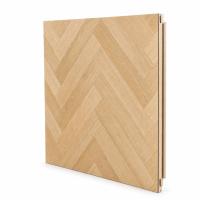 China Herringbone Chevron Oak Wood SPC Wall Panels Waterproof Interior Wall Cladding for sale