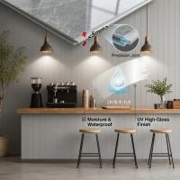 China UV Coated Marble Finish PVC Wall Panels - Scratch-Resistant Waterproof Wall Cladding for sale