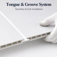 China High Gloss White PVC Ceiling Panels - Moisture Resistant Anti-Mold Cladding for sale
