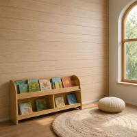 China WPC Interior Wall Panel for Kindergarten and Play School Protective Wall Cladding for sale