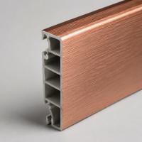 China Metallic Copper Brushed PVC Wall Panel for Storefront and Shop Window Backdrop for sale