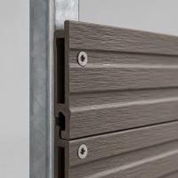 China WPC Warehouse Workshop Partition Panel 219x26mm Industrial Wall Cladding Board for sale