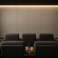 China 3D Wave Ripple Relief SPC Wall Panels Waterproof Interior Wall Cladding for sale