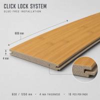 China Bamboo Texture SPC Wall Panels Waterproof Interior Wall Cladding for sale