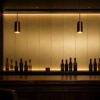 China Brushed Gold Champagne Metal SPC Wall Panels Waterproof Interior Cladding for sale
