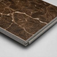 China Emperador Dark Brown Marble SPC Wall Panels Waterproof Interior Cladding for sale
