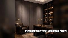 Premium SPC Wood Wall Panels Waterproof Click Lock Design