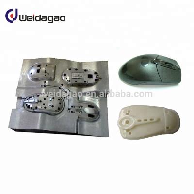 China 2 Cavity Electric Injection Molding , Plastic Molding Process Computer Mouse Cover for sale