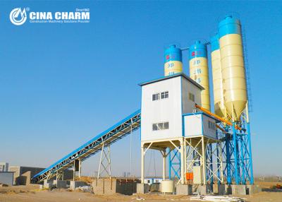 China Automatic Aggregate Batching Plant , Cement Mixing Plant With Cement Silo for sale