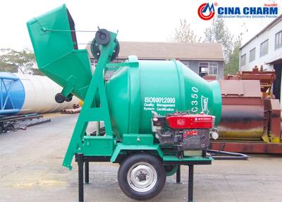 China 10 - 14m3 / H JZR350 Diesel Cement Mixer , Automatic Small Cement Mixer for sale