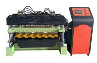 China PPGI / GI Roof Panel Roll Forming Machine A / C Motor for sale