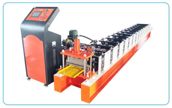 Self Lock Standing Seam Roof Sheet Roll Forming Machine With Hydraulic Cutting