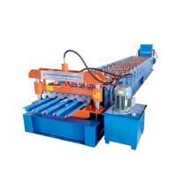 China 0.8mm GI Trapezoidal Sheet Roll Forming Machine 14 Steps for sale