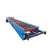 China 0.8mm GI Trapezoidal Sheet Roll Forming Machine 14 Steps for sale