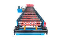 China Trapezoid PPGI Roofing Sheet Making Machine 15 Steps for sale