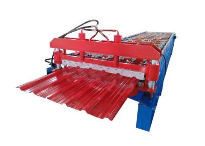 China PPGI Steel Sheet Metal Roll Forming Machines / Roll Former Machine With Cr12 Cutter for sale