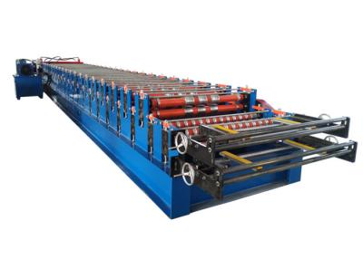 중국 파형강 시이트 벽 패널 타일 성형기를 지붕으로 덮는 이중 레이어 롤 성형기 금속 판매용