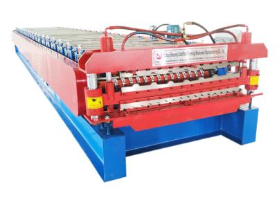 중국 직류 전기로 자극된 코일 이중 레이어 롤 성형기 재료 두께 0.3-0.8mm 판매용