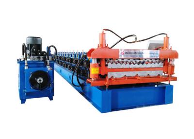 중국 용이한 설치 이중 레이어 롤 성형기 물질은 폭 1250 밀리미터를 확대합니다 판매용