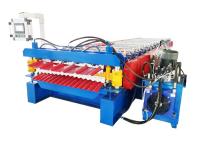 China 2 Types Iron Sheet Making Machine , Profile Roll Forming Machine 16 Rows Rollers for sale