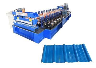 중국 푸른 부등변 4각형 시트 롤 성형기, 고강도 IBR 롤 성형기 판매용