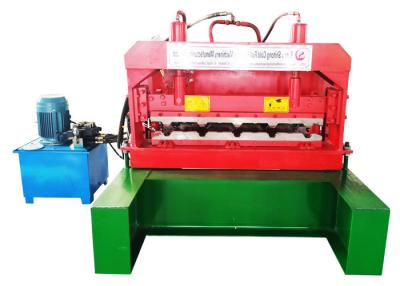 중국 긴 구불구불한 옥상 부등변 4각형 시트 롤 성형기 유효 넓이 835 / 828 / 840 밀리미터 판매용