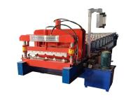 China High Rib Glazed Tile Roll Forming Machine Cutting Mode Hydraulic Guide Column for sale