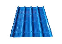China High Rib Glazed Tile Roll Forming Machine Cutting Mode Hydraulic Guide Column for sale