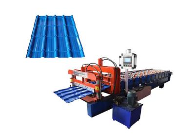 China Iron Sheet Arc Glazed Tile Roll Forming Machine Leak Frame Load Bearing 4.6T for sale