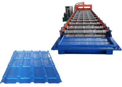 China Iron Sheet Arc Glazed Tile Roll Forming Machine Leak Frame Load Bearing 4.6T for sale