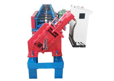 China Iron Gauge Keel Manufacturing Machine , Furring Channel Light Steel Roll Forming Machine for sale