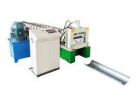 China Raw Material GI / PPGI Roof Bending Machine , Gutter Rolling Machine With Punching for sale