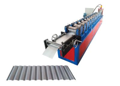 China 131mm Galvanized Roller Shutter Door Roll Forming Machine With PLC Control Box for sale