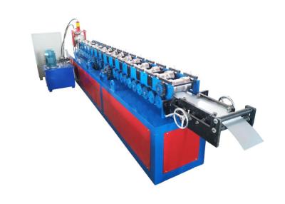 China 131mm Galvanized Roller Shutter Door Roll Forming Machine With PLC Control Box for sale